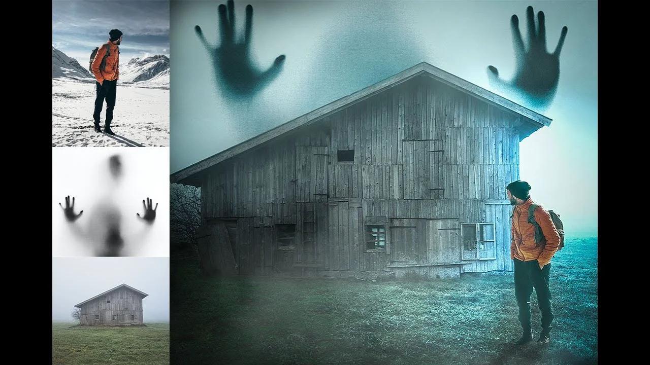 The Abandoned Haunted House : Photo-Manipulation Adobe Photoshop Tutorial