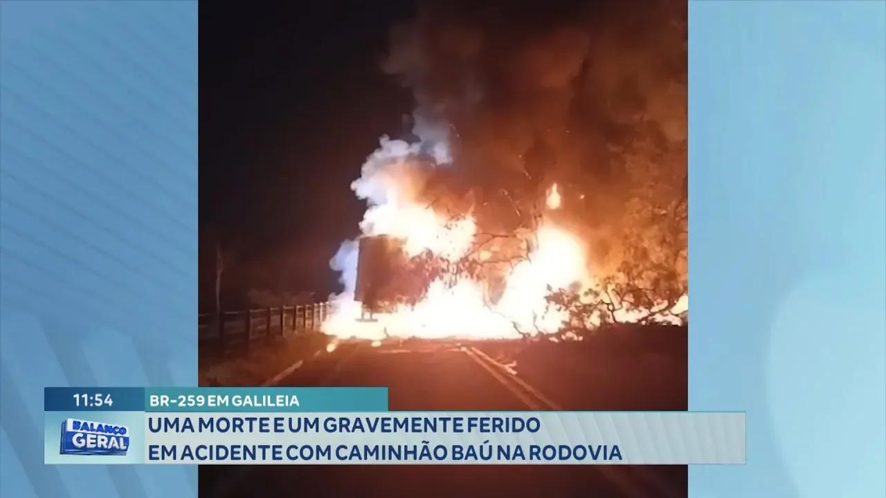 BR-259 em Galileia: Uma Morte e um Gravemente Ferido em Acidente com ...
