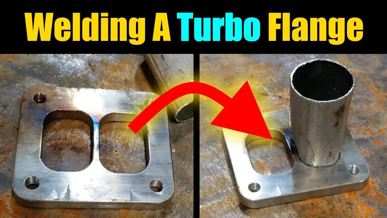 Easiest How To Weld A Turbo Flange Tutorial | How To Weld A Divided ...