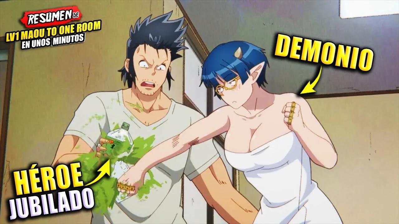 ⚜️EL REY DEMONIO QUE REENCARNÓ COMO WAIFU Y SE OBSESIONÓ CON EL HÉROE | RESUMEN DE LV1 MAOU YO ONE