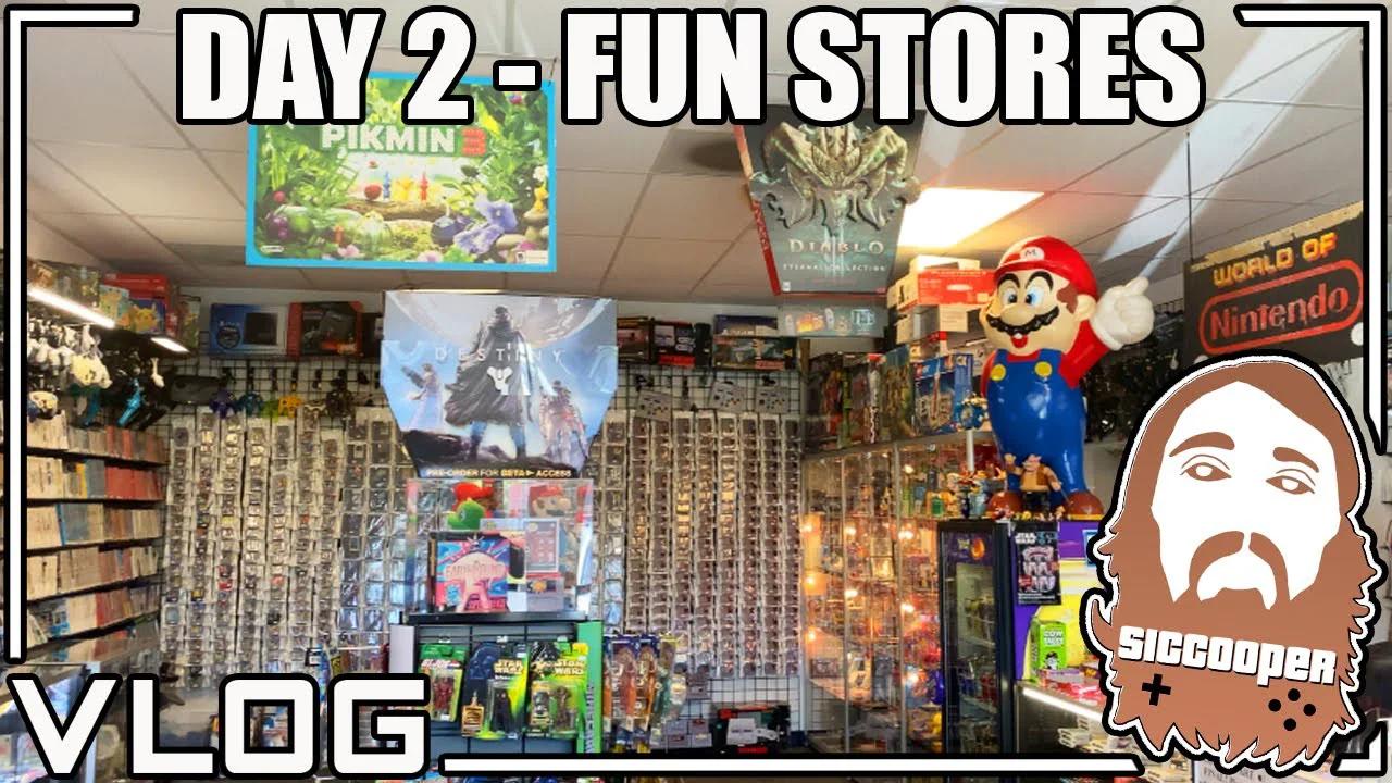 Seattle Video Game Hunting Road Trip Day #2 - Super Fun Stores! | SicCooper
