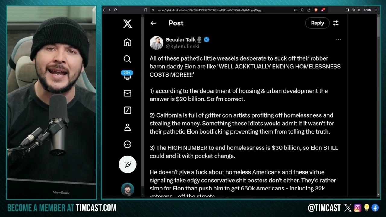 Tim Pool SLAMS Kyle Kulinski Over ARROGANT And IDIOTIC Take On ...