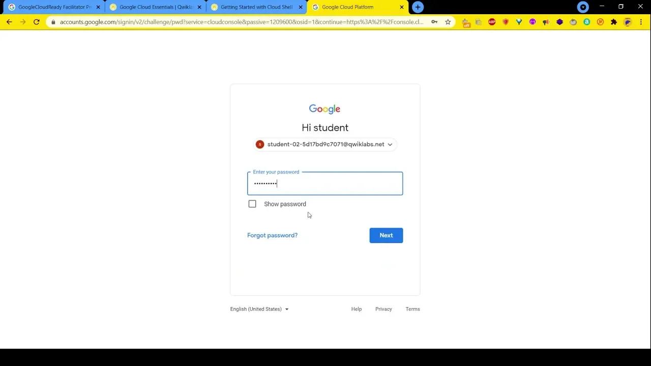 Getting Started with Cloud Shell and gCloud