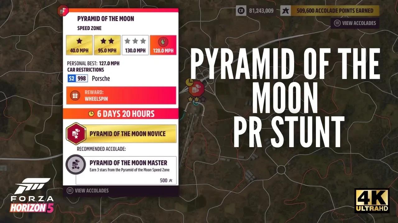 Forza Horizon 5 Pyramid of the Moon Seasonal PR Stunt