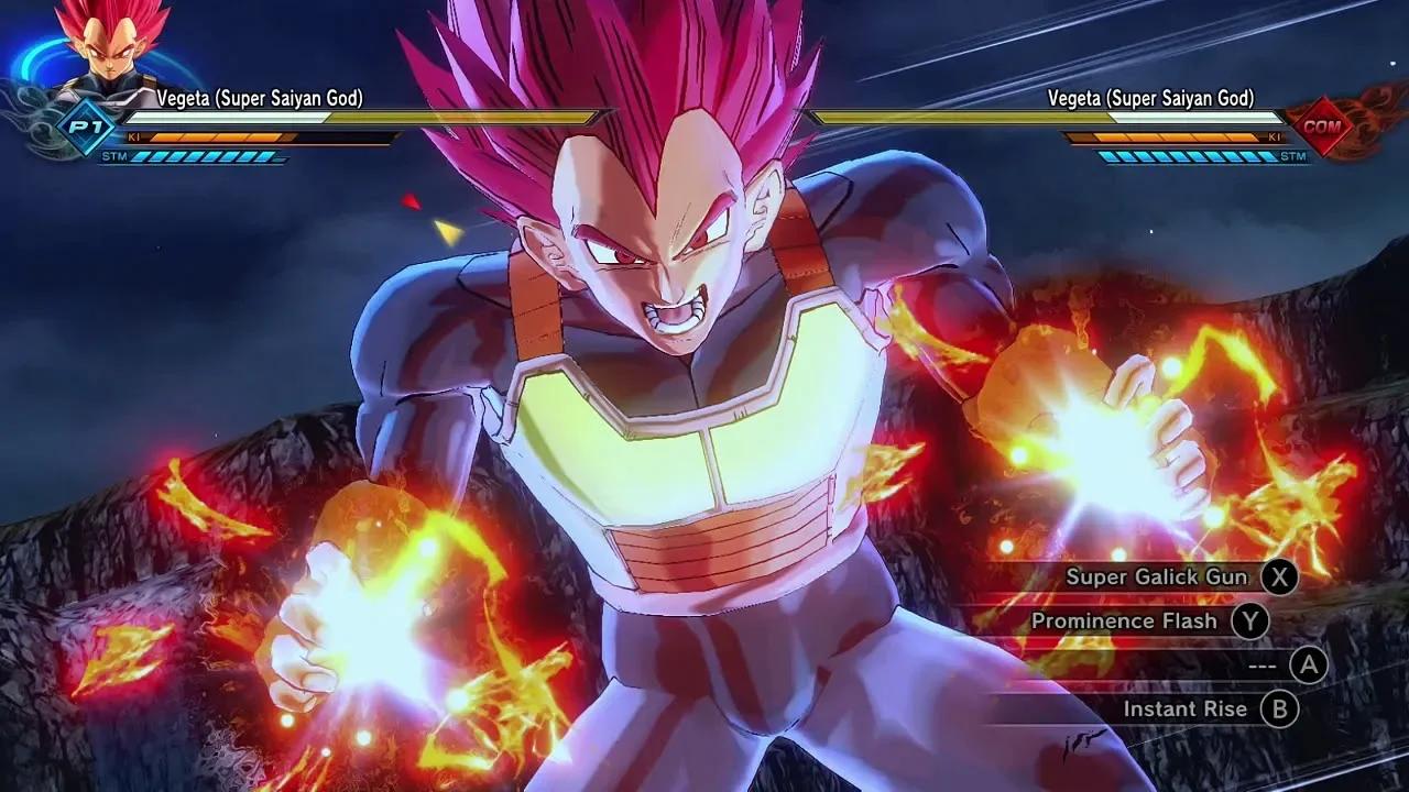 Dragon Ball Xenoverse 2: All SSG Vegeta Skills (Partner Customization)