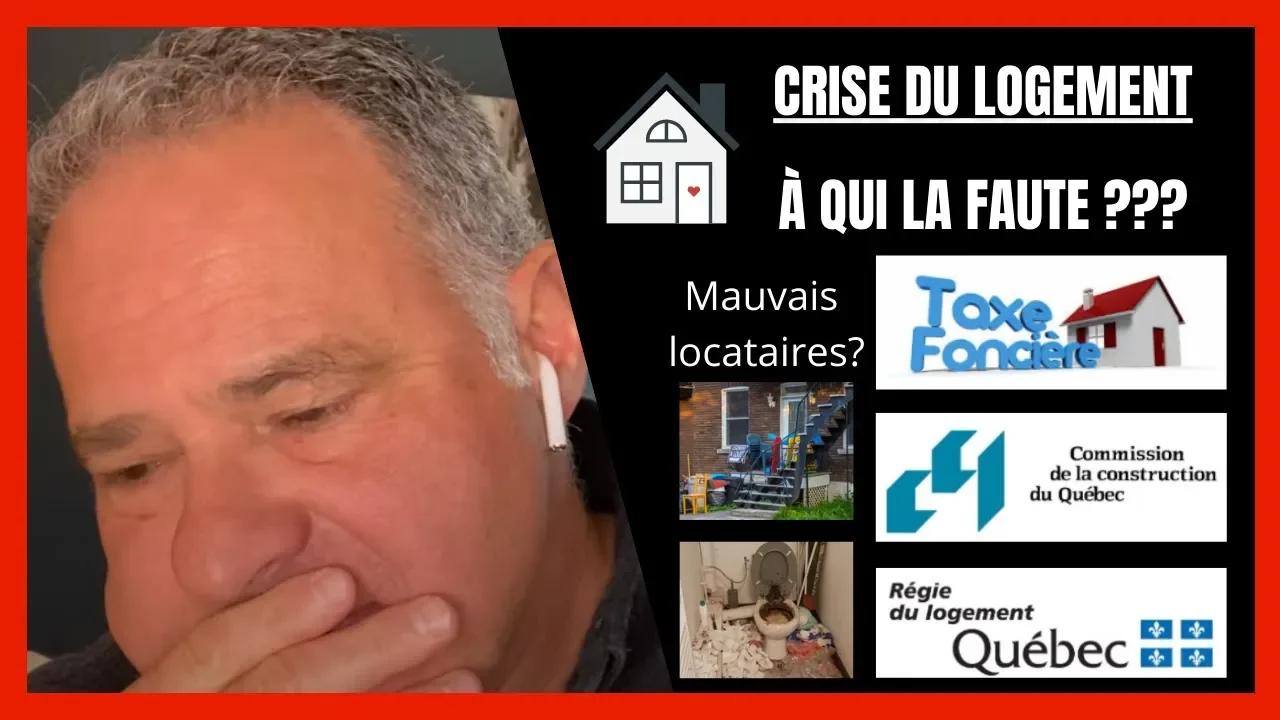 Pourquoi y a-t-il une crise du logement au Québec ? Voici ce que j'en ...