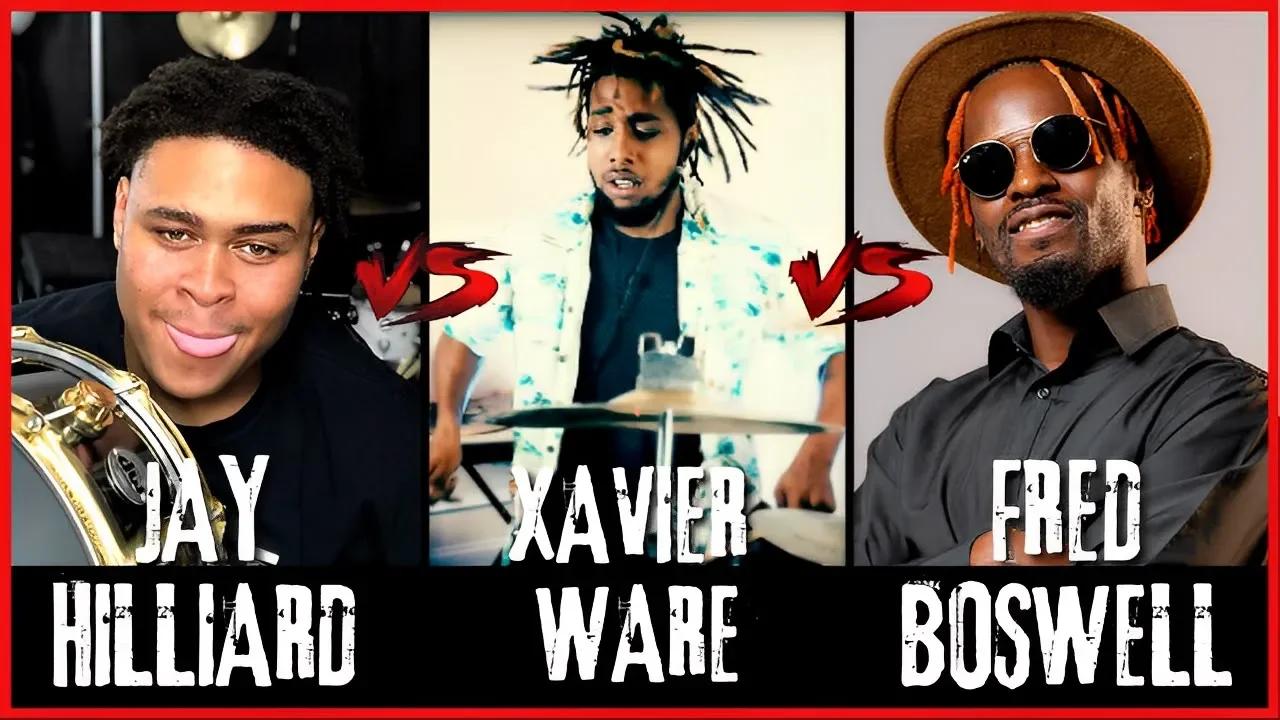 🔥 FLYING ON DRUMS ( JAY HILLIARD | XAVIER WARE | FRED BOSWELL )
