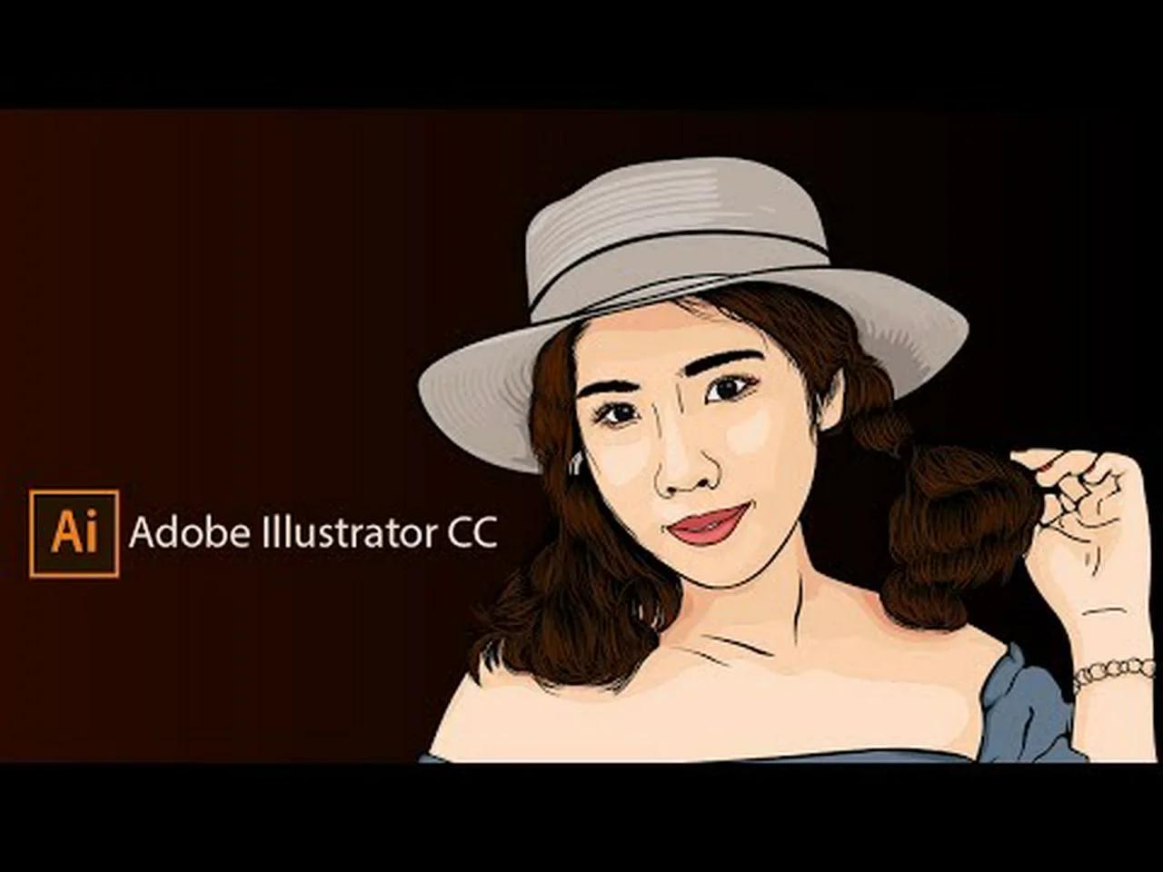 Beautiful Portraits - Adobe Illustrator CC 2018 Tutorials