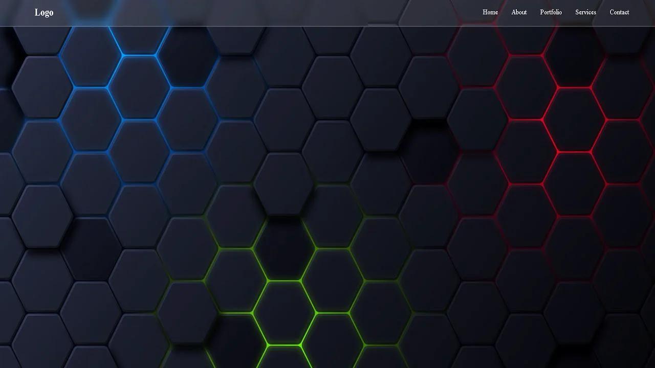 How to make Glass NavBar with HTML and CSS