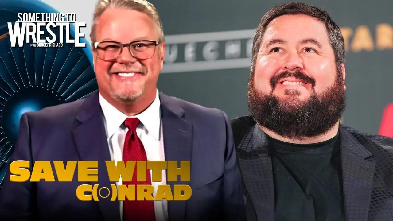 Bruce Prichard shoots on Conrad Thompson DUCKING HIM