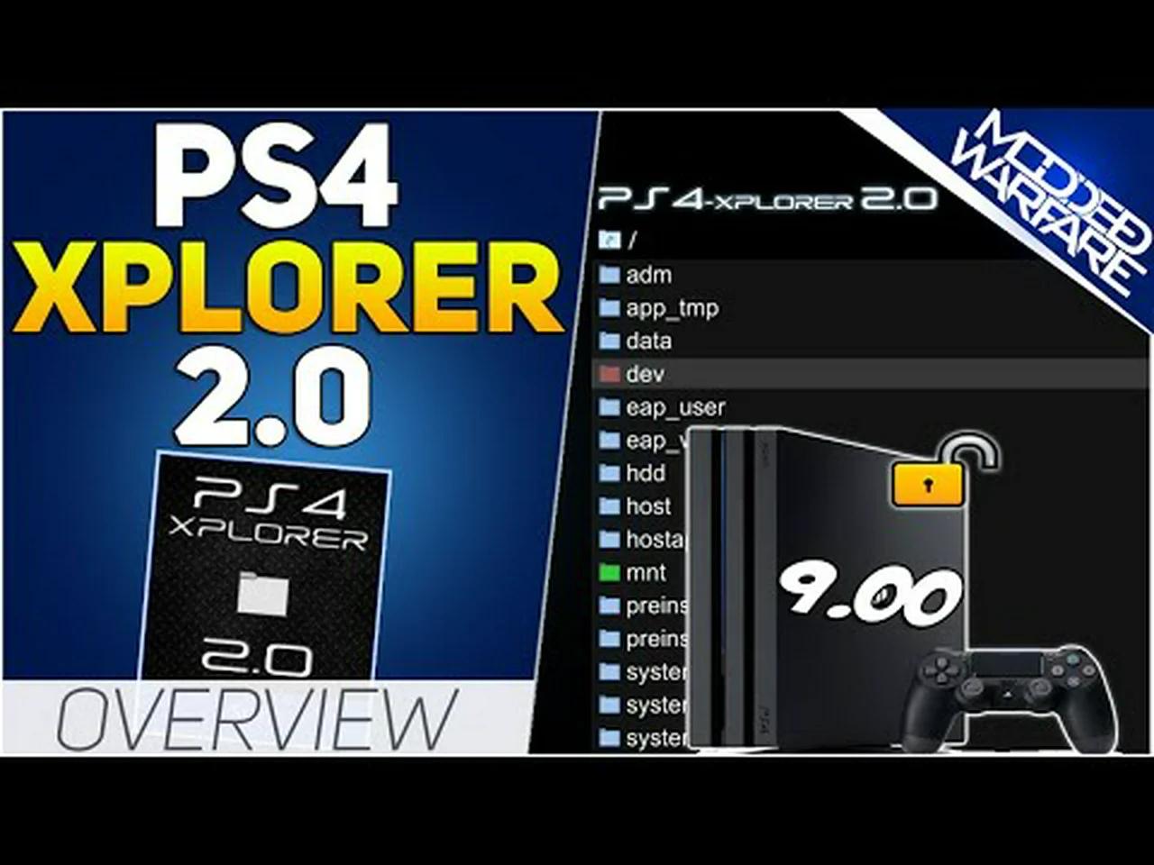 New PS4 Xplorer 2.0 Homebrew App Overview
