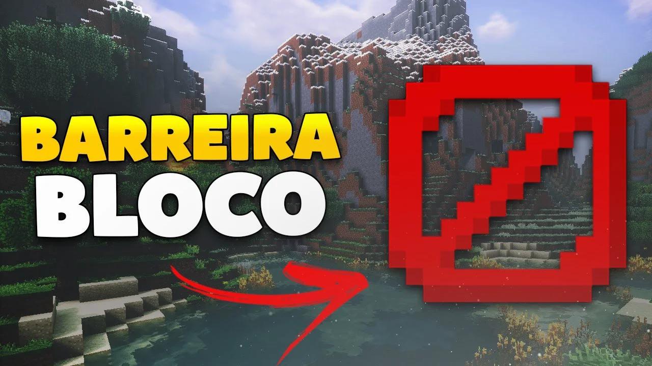 Minecraft: COMO PEGAR O BLOCO DE BARREIRA (Barrier Block)