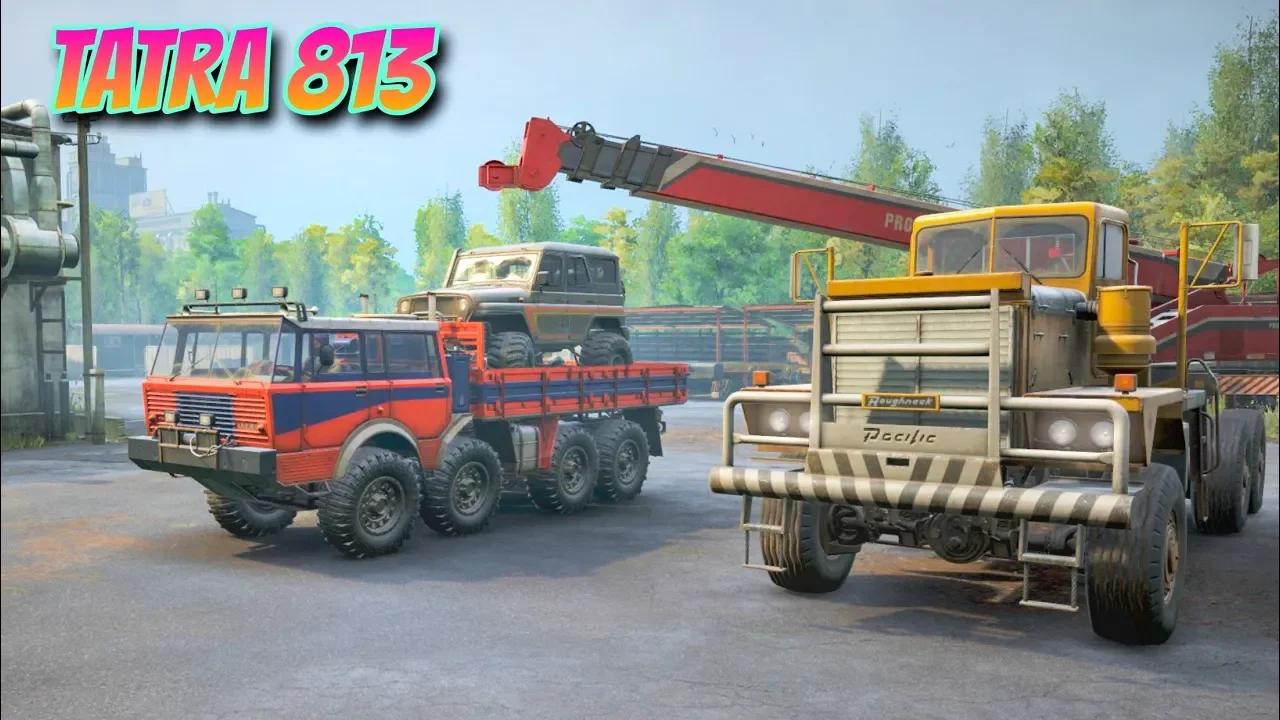 Mastering Vehicle Loading in TATRA 813 - Snowrunner | Ultra Graphics