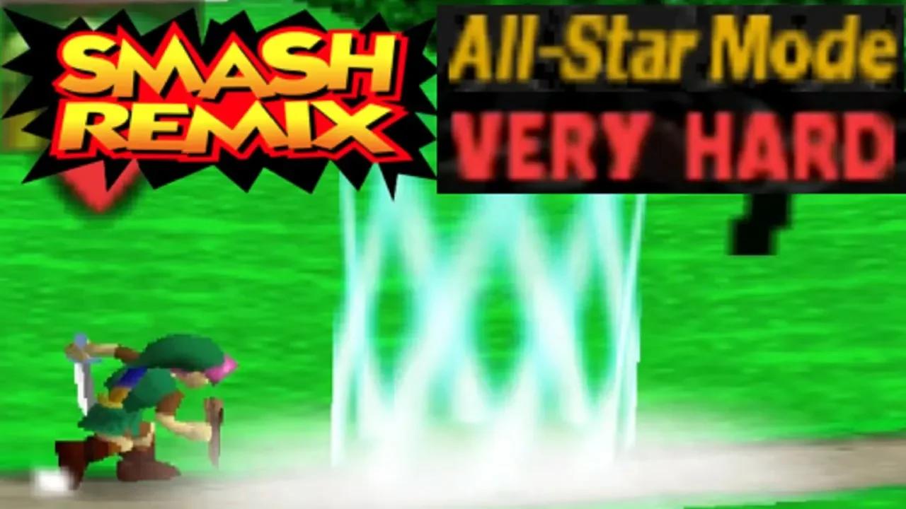 Smash Remix - All-Star Mode Gameplay with Young Link (VERY HARD)