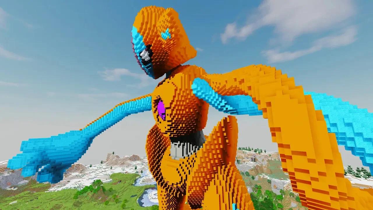 Minecraft Deoxys Build Schematic - Pokemon