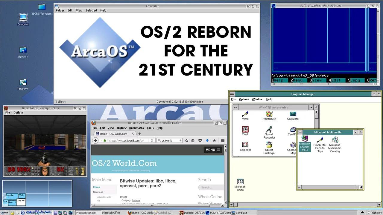 ArcaOS: Using OS/2 In 2021 - Install and Review