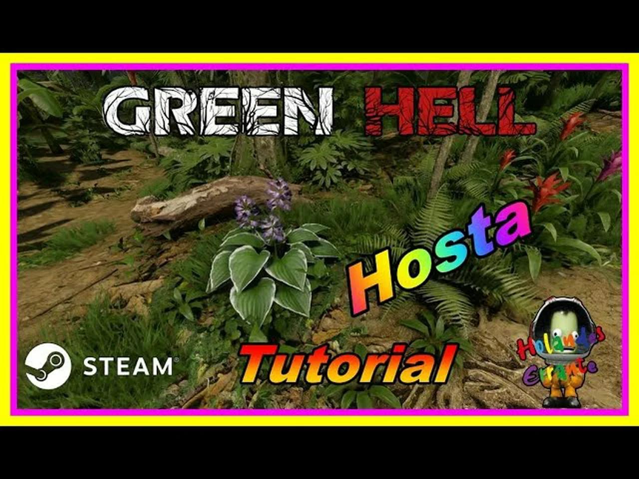 Para que sirve la planta "Hosta" en Green Hell 🌴 Tutorial 2023