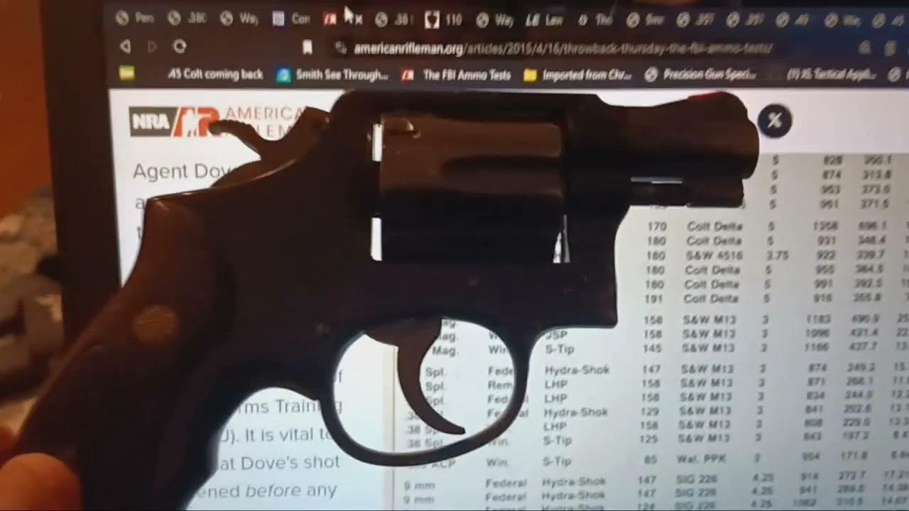 OFFICIAL FBI .38 Special ORGANIC Ballistics Gel Data! CCW Carry Ammo ...