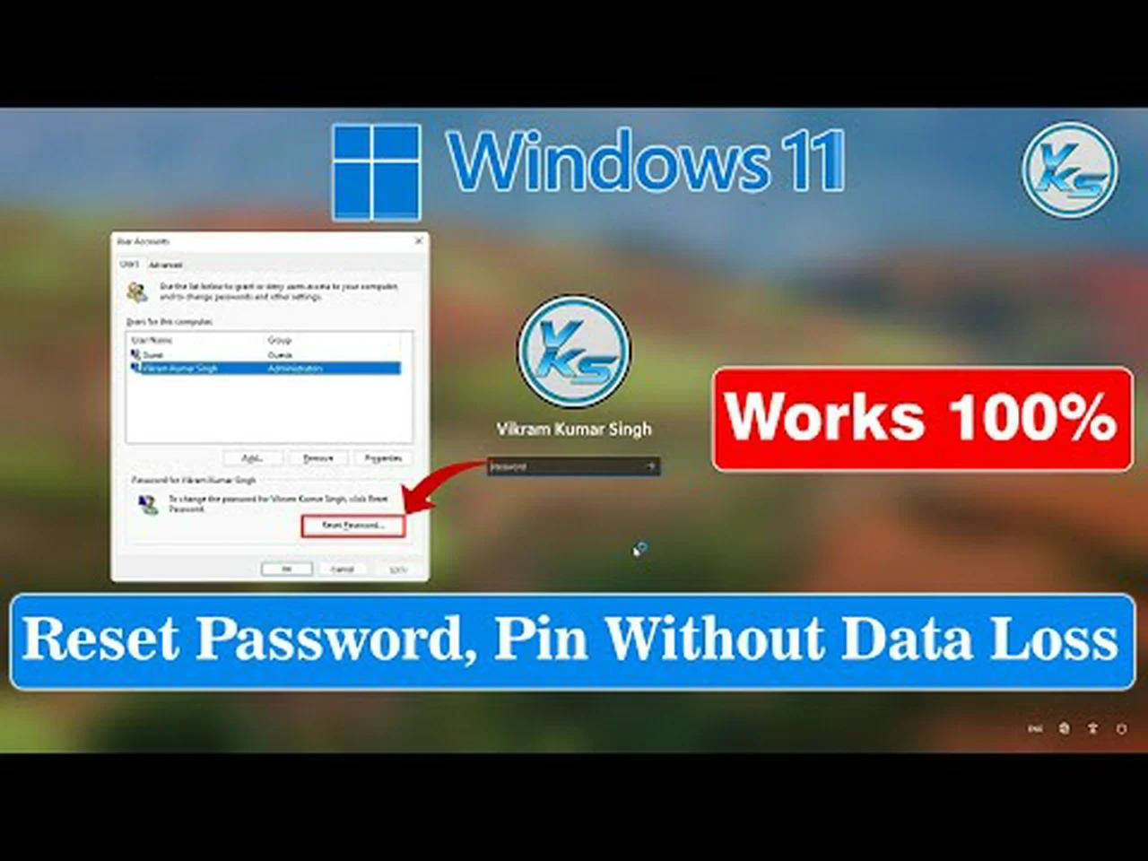 How To Reset Forgotten Windows 11 Password, PIN And Microsoft Account ...
