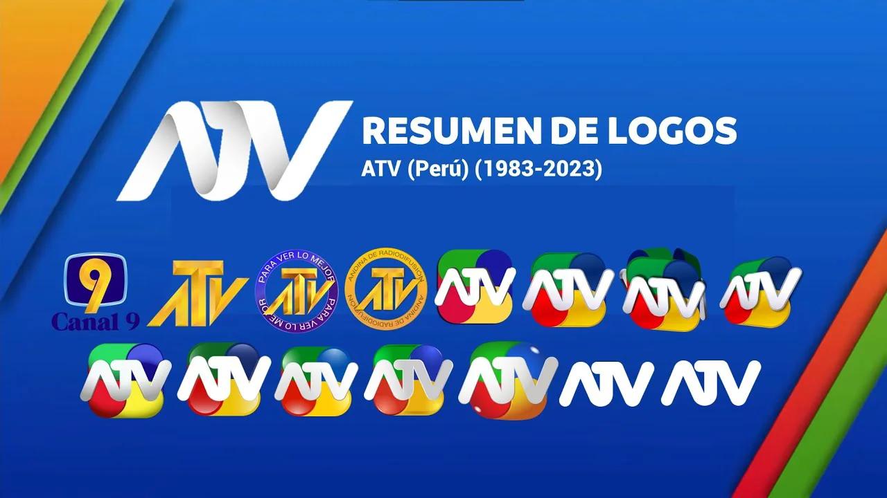 Resumen de Logos de ATV (Peru) (1983 - 2023)