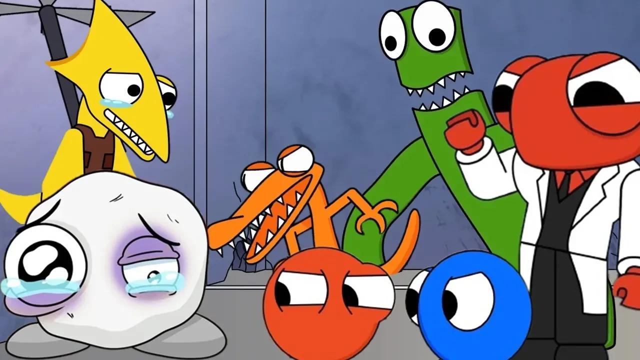 Rainbow Friends Bully The Reject Lookie?! Cartoon Story Animation by ...