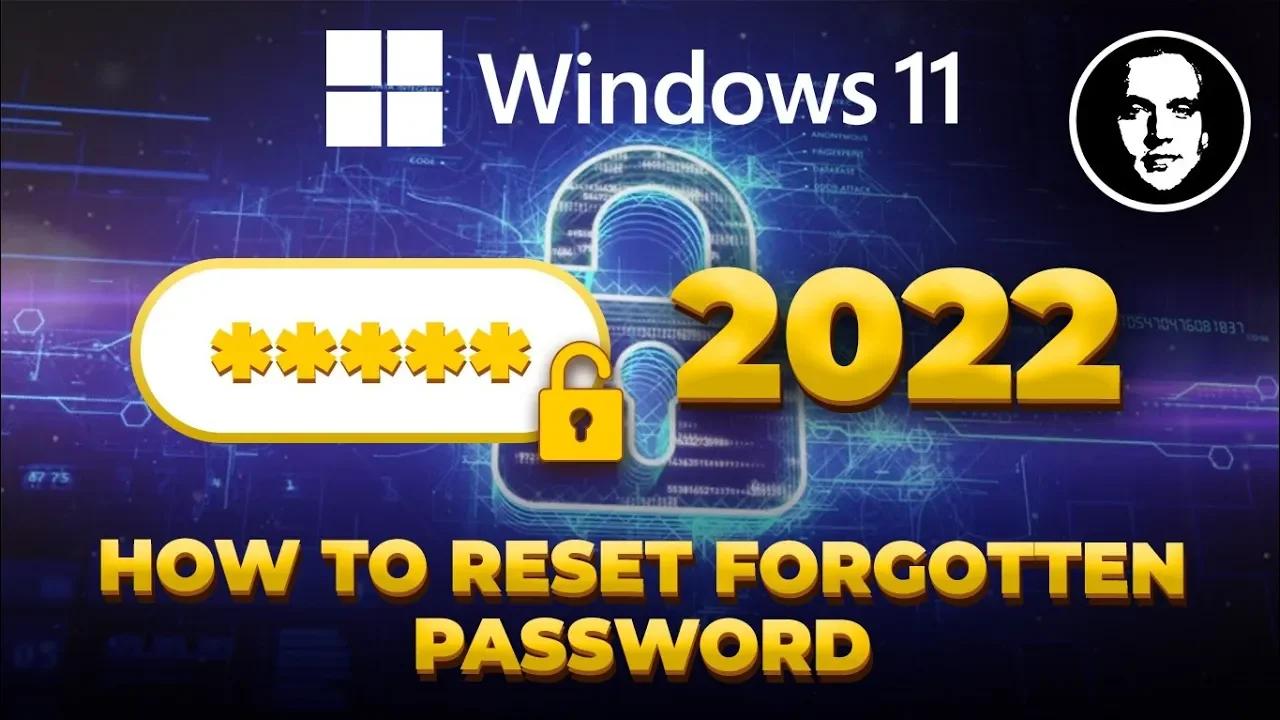 How to RESET forgotten Windows 11 password without loosing data - 2022