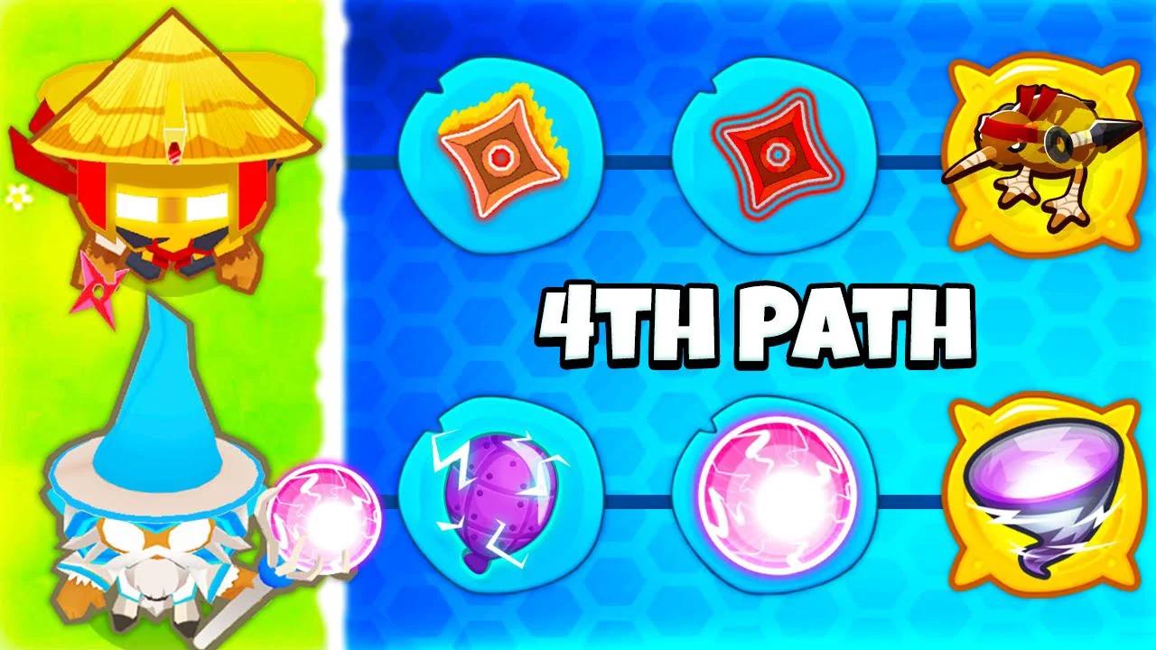 Ninja VS Wizard Monkey 4TH PATH Challenge!