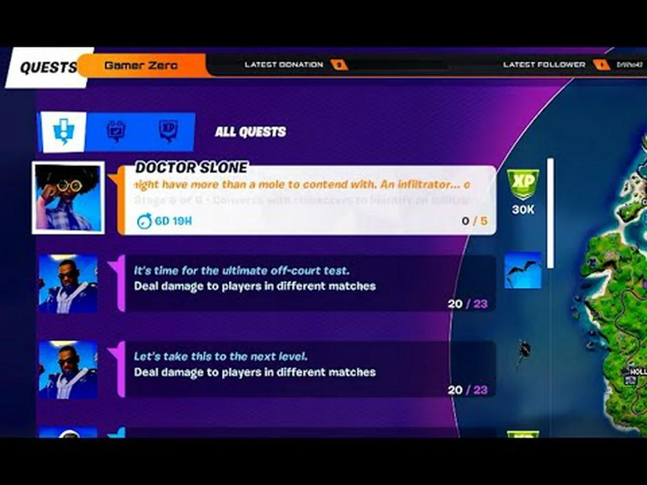 Converse with characters to identify an Infiltrator - Fortnite Week 8 ...