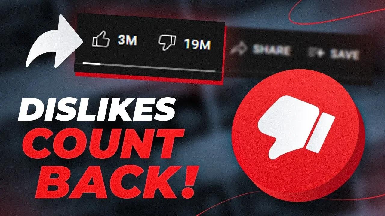 How to get YouTube Dislike Count Back
