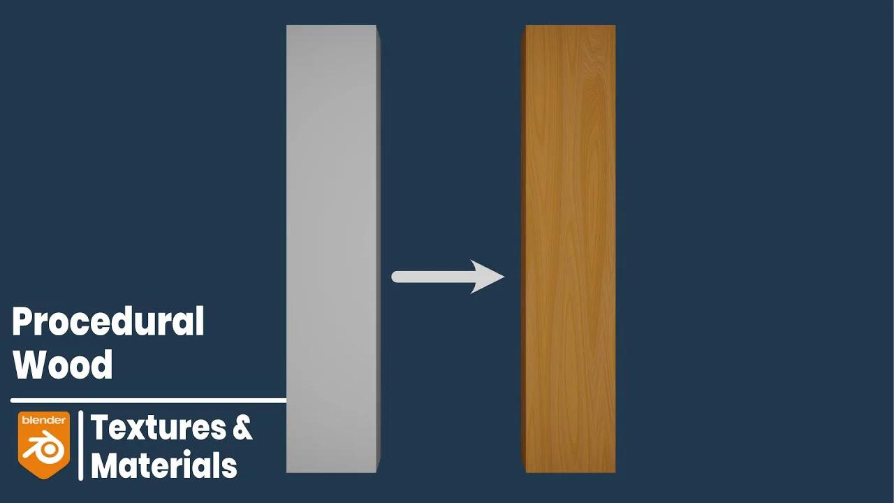 Making a procedural wood material | Blender 4.0.2 [UPDATED] #textures # ...