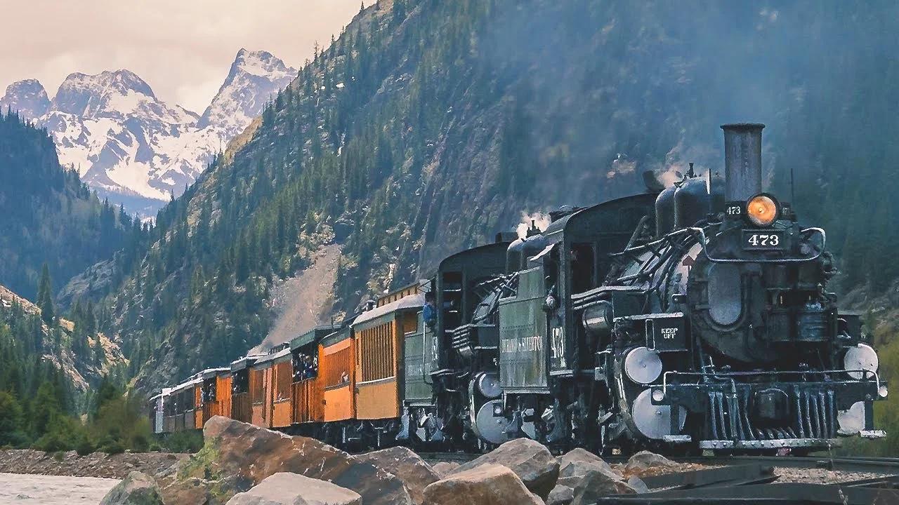 Chasing the Train and Rocky Mountain Landscapes (Photography)