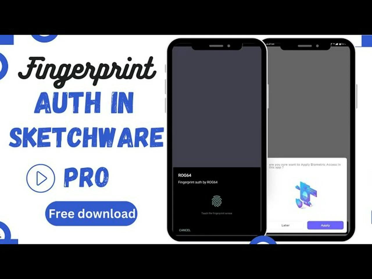 Fingerprint Auth In Sketchware Pro #fastersoftwaredeveloper # ...