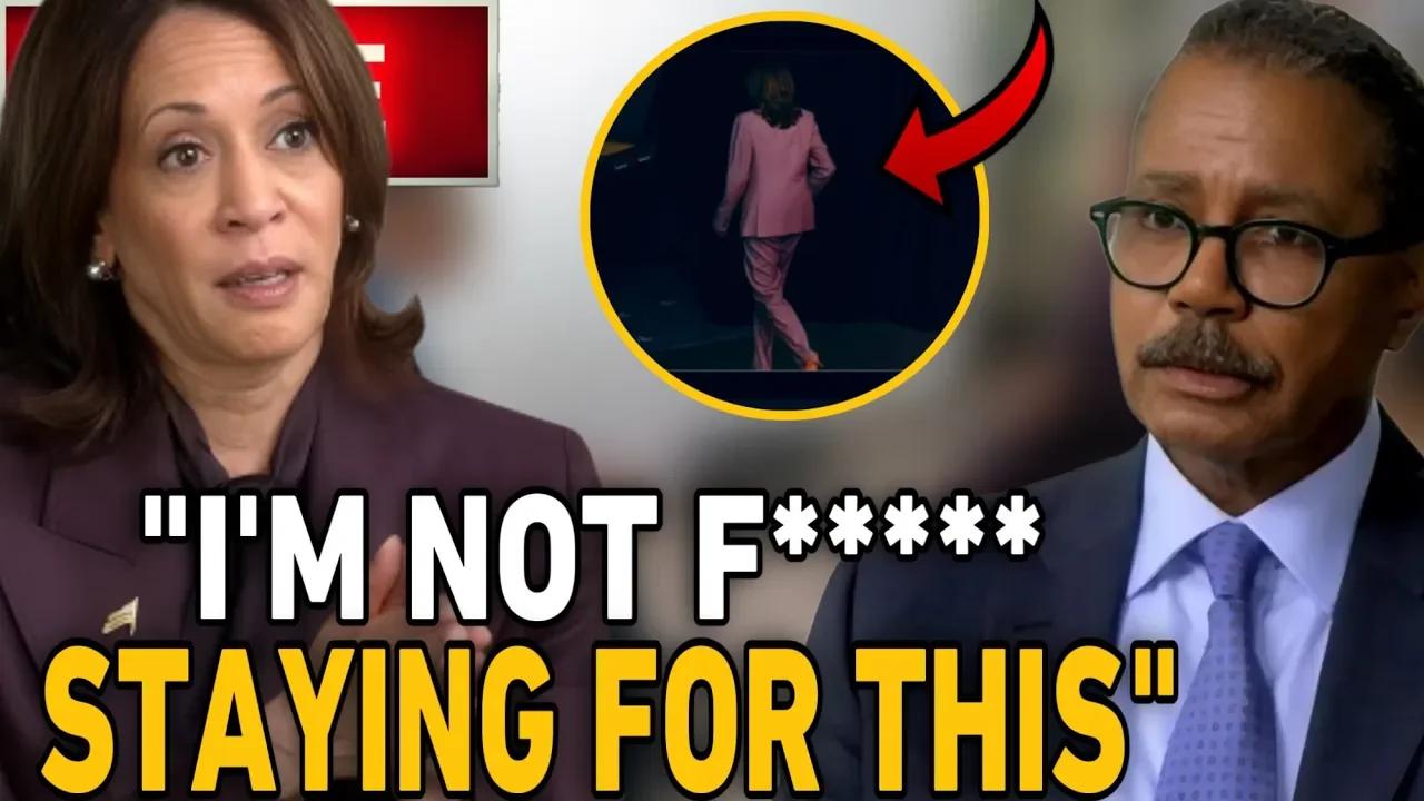 Kamala Harris WALKS OUT CRYING After 60 Minutes Interview Just ENDED ...