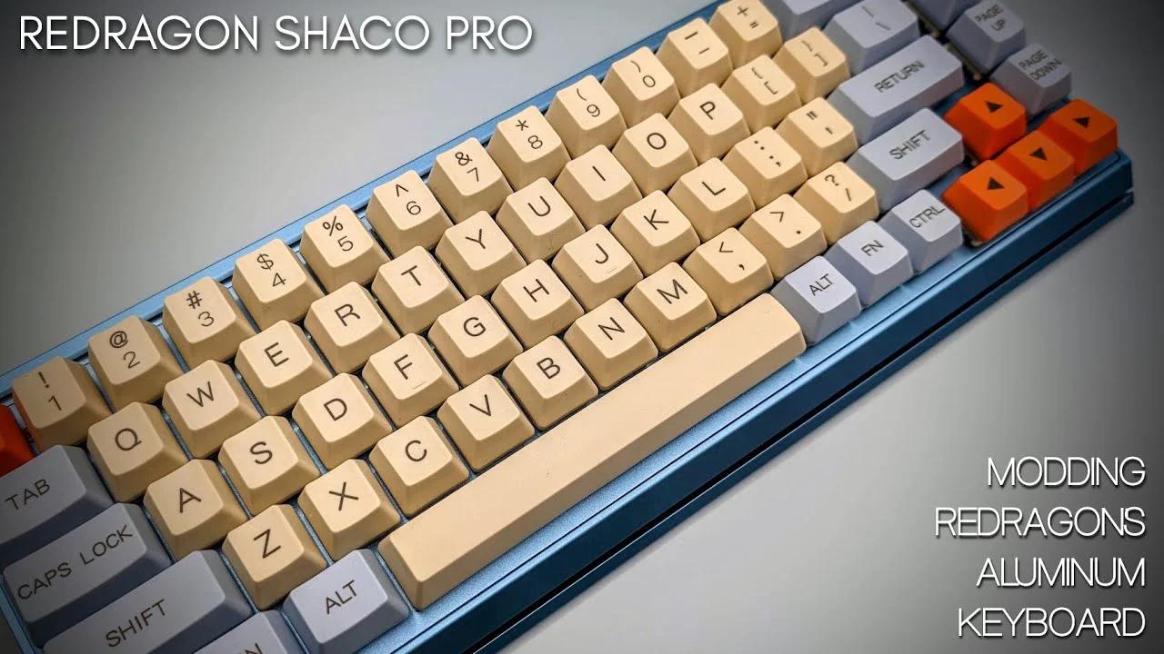Modding the Redragon Shaco Pro Aluminum Keyboard