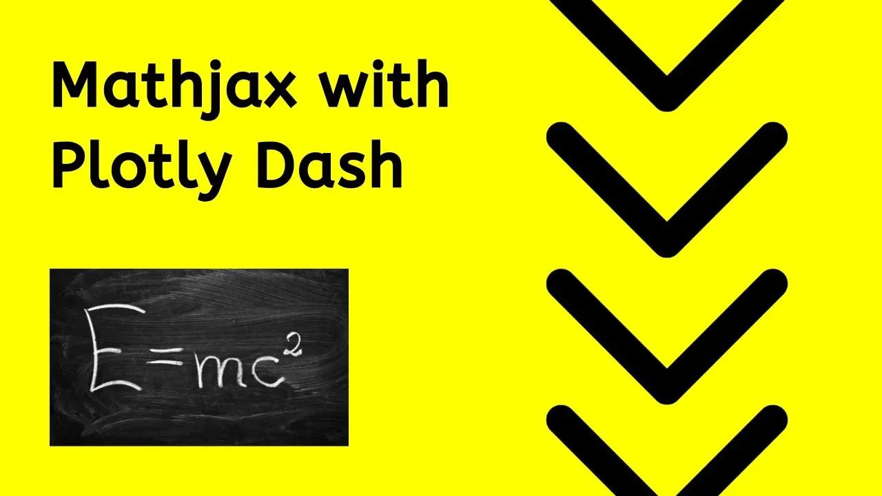 Use Mathjax In Your Python Web App Plotly Dash