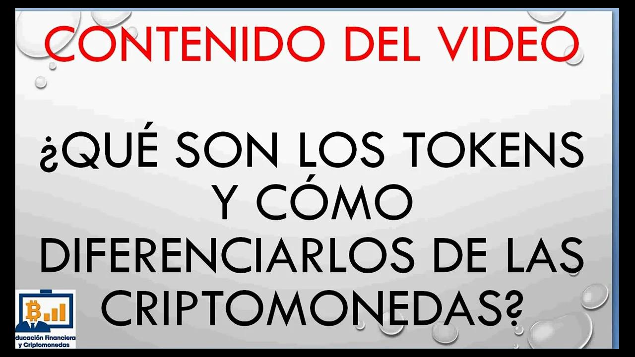 ¿Que son los #tokens y como diferenciarlos de las #criptomonedas?