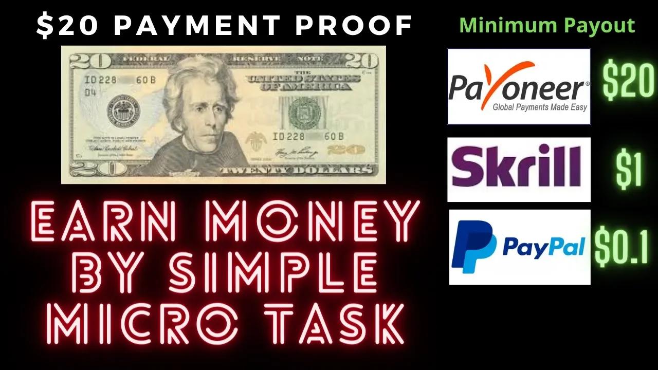 Earn Money by Simple Micro Tasks from Mobile / Laptop / PC with $20 payment proof - toloka.yandex