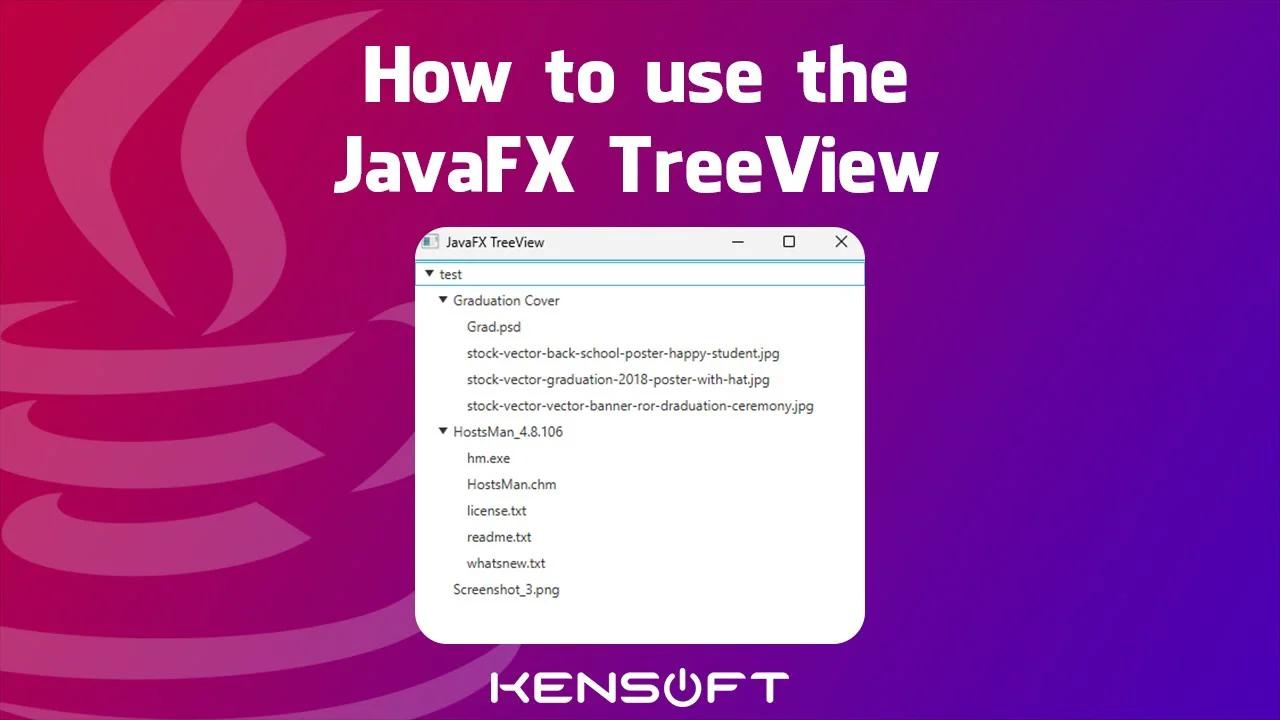 How to use the JavaFX TreeView | 100% Perfect for Beginners