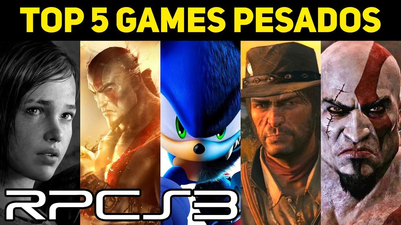 TOP 5 GAMES MAIS PESADOS E POPULARES NO RPCS3