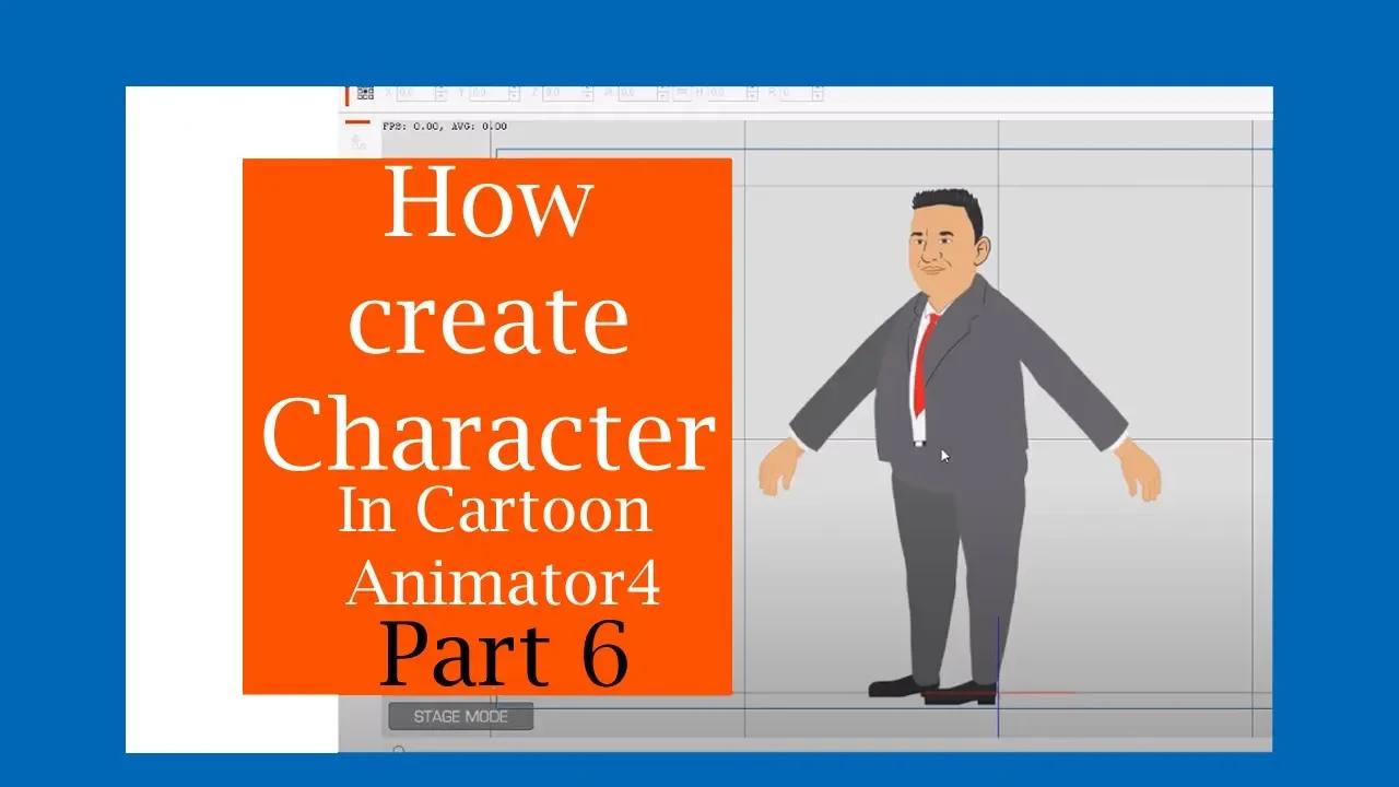 How create chaacter in Cartoon Animator 4 part 6 | Final | AriToons