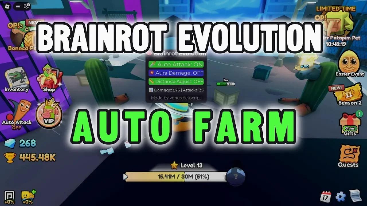 NEW BRAINROT EVOLUTION SCRIPT ROBLOX 🔥 NO KEY 🔥 AUTO FARM - MOBILE ...