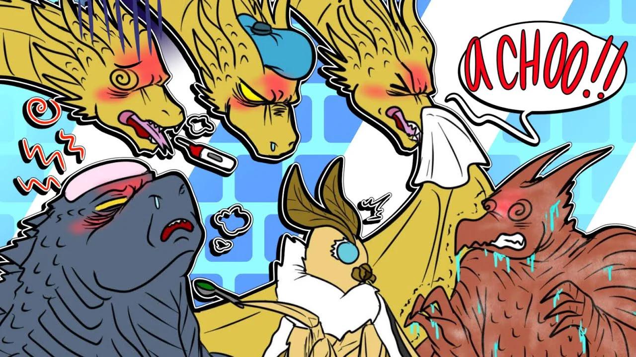 Godzilla King Ghidorah & Mothra Sick Of The SUS (Godzilla X Kong Comic Dub)