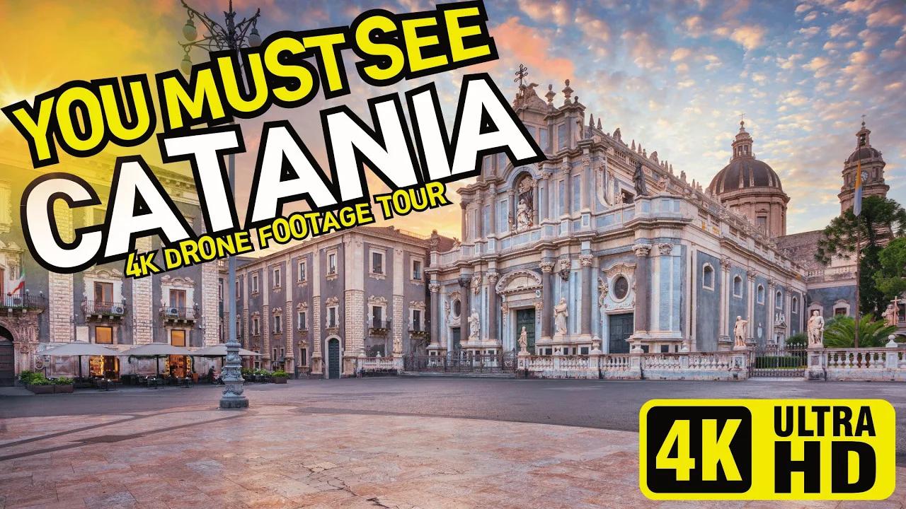 Catania, Italy 🇮🇹 - 4K Drone Footage 🚁