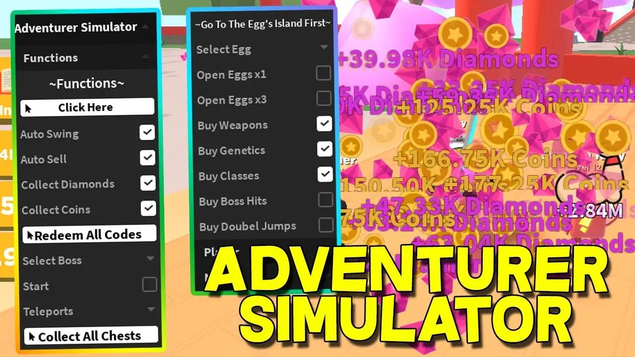 Adventurer Simulator Hack/Script | Unlimited Coins & Gems, Auto Farm ...