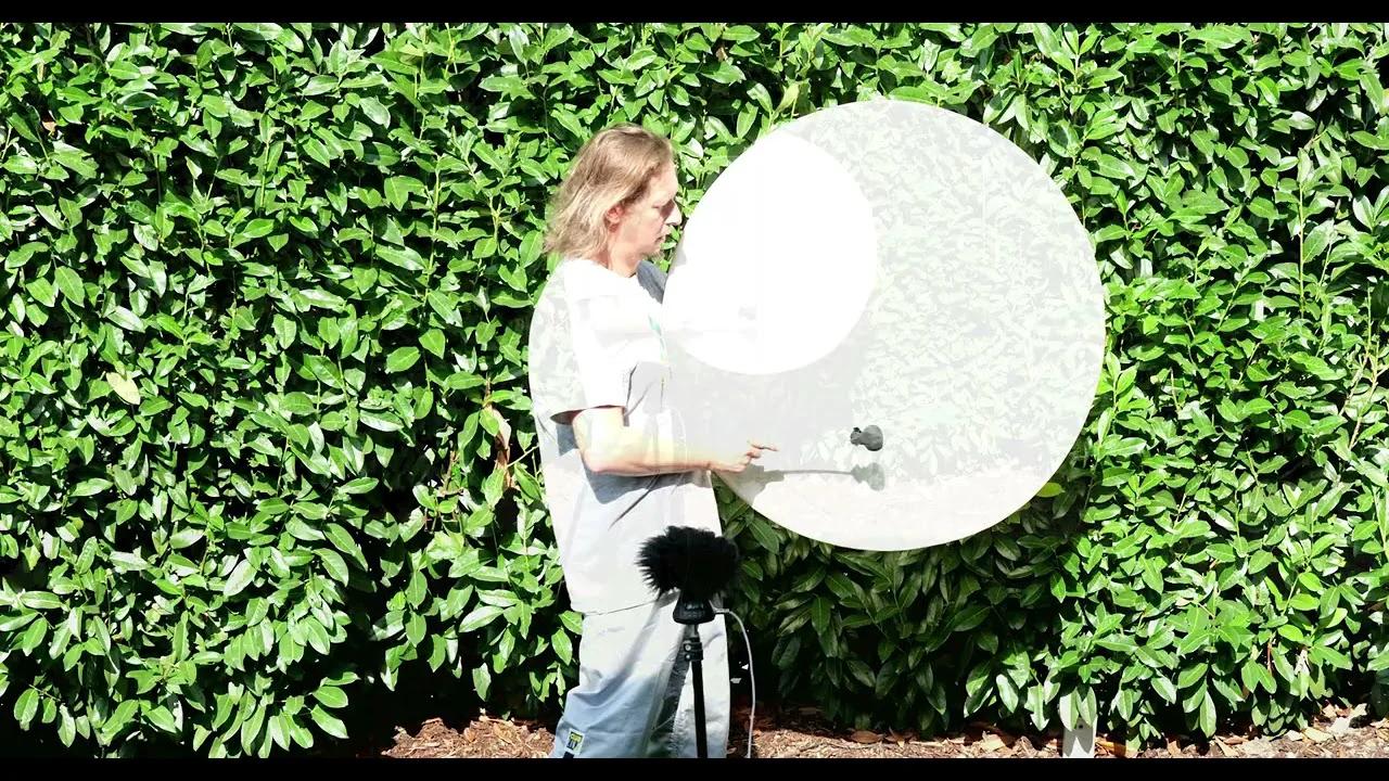 ASMR mit 32Zoll (fast 1meter) Schamanentrommel mit Mic Zoom H1