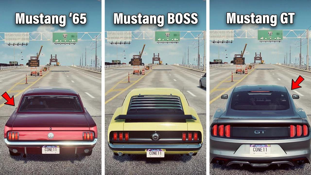 NFS Heat - MUSTANG GT VS MUSTANG BOSS 302 VS MUSTANG '65 (WHICH IS ...