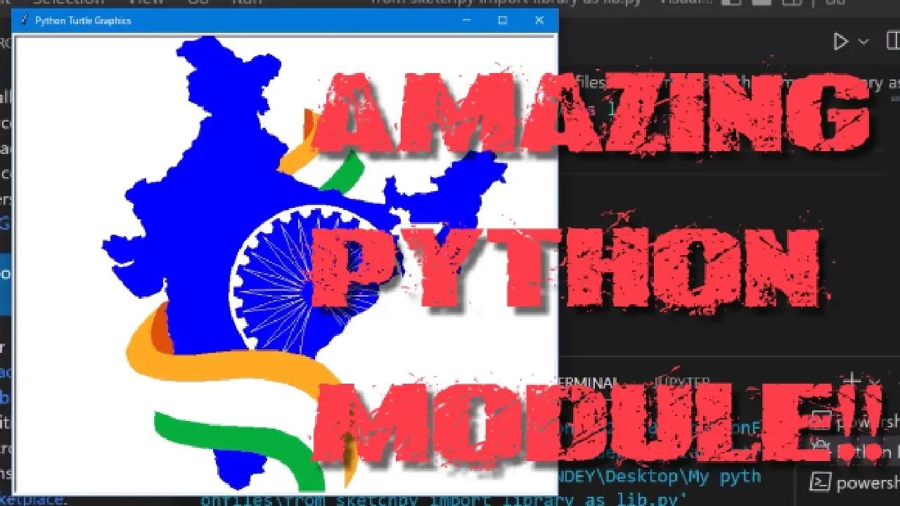Amazing Python Module | SketchPy 🔥🔥