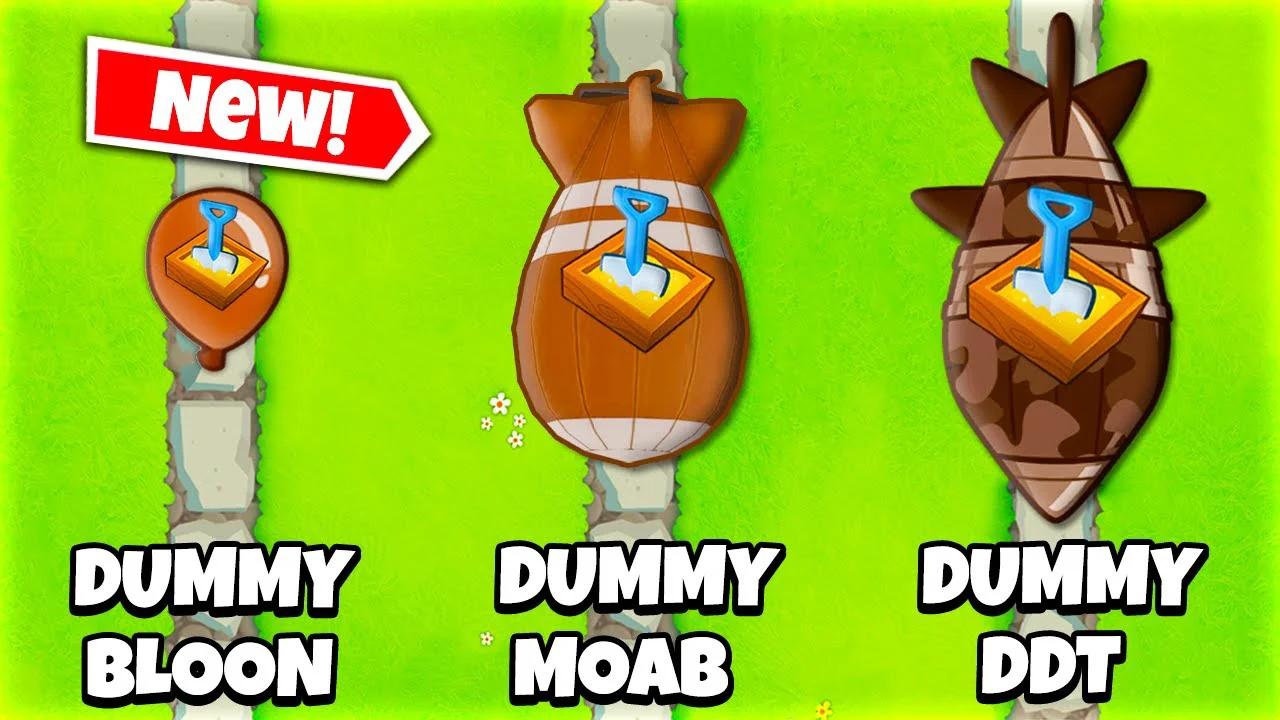 We added 3 NEW Dummy Boss TYPES into BTD 6!