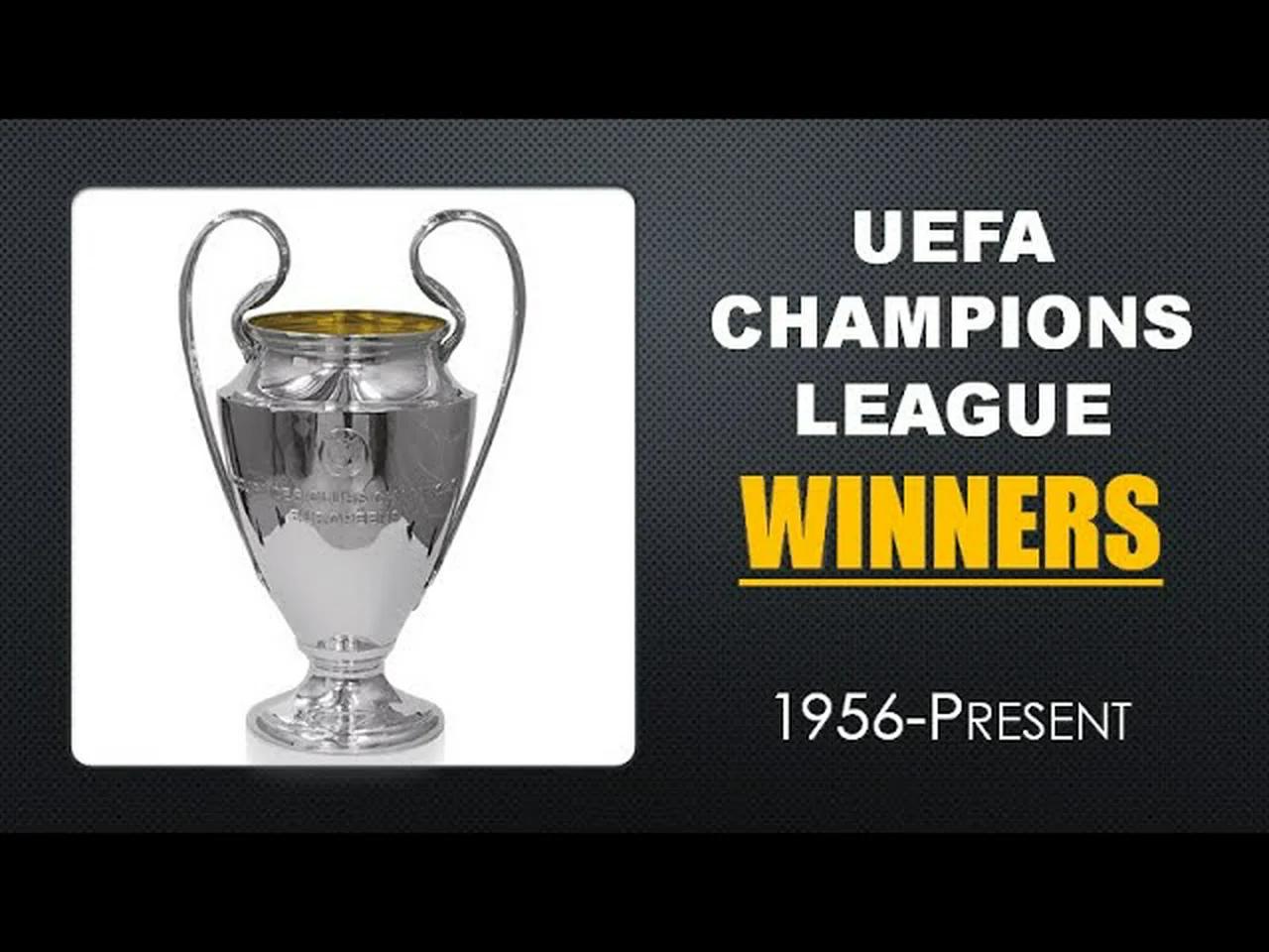 All UEFA Champions League Winners 1956 2020
