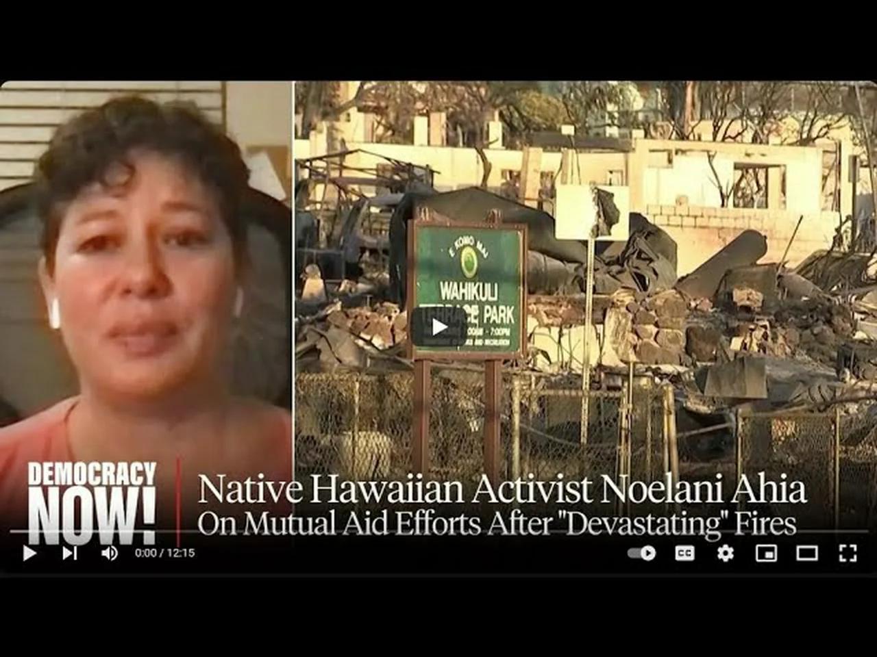As Fires Destroy Native Hawaiian Archive in Maui, Mutual Aid Efforts ...